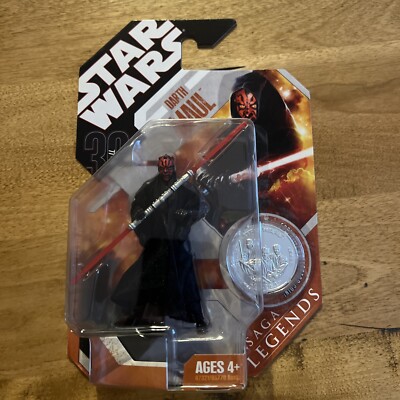 2007 Star Wars Saga Legends Darth Maul 30th Anniversary Action Figure ...