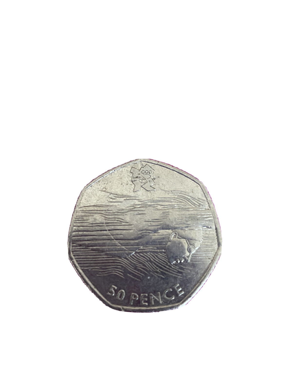 VERY RARE 50p OLYMPIC SWIMMING COIN | eBay