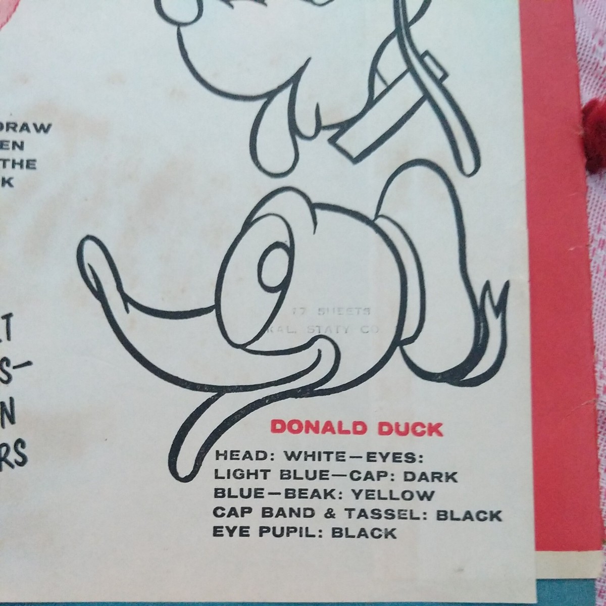 Donald Duck Head Outline