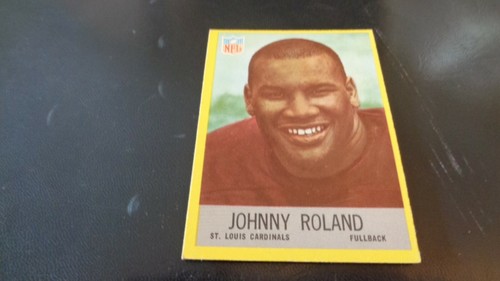 1967 Philadelphia Football #163 Johnny Roland St. Louis Cardinals ...