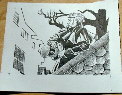 Original ART #3 Steve Jackson Games Sherlock Holmes 1800s detective by ...