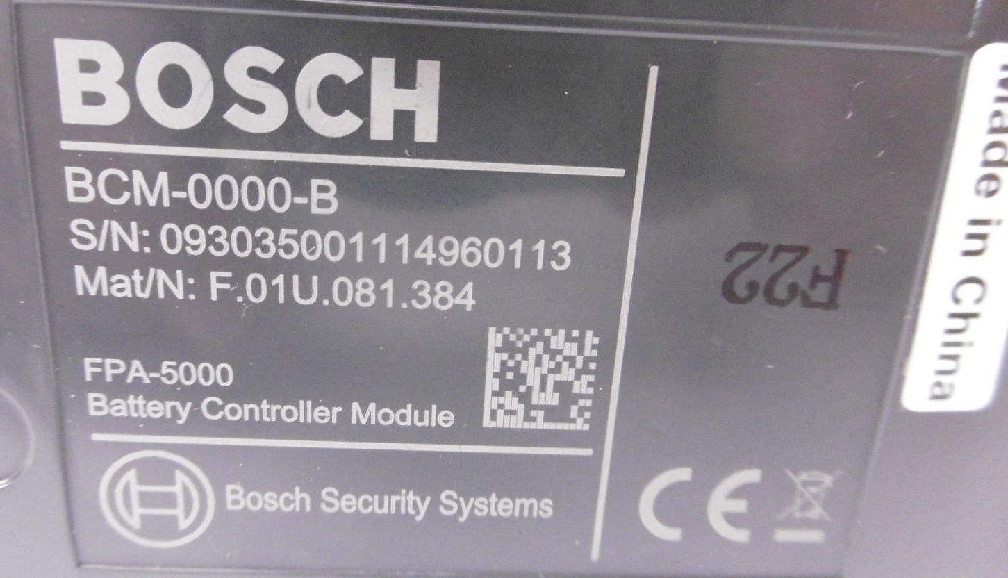 Bosch BCM-0000-B | FPA-5000 | Batteriereglermodul | eBay