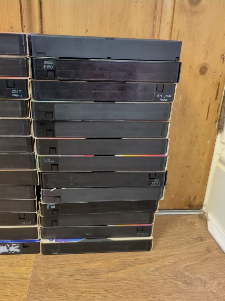 Bundle of 39 Blank Used Recorded VHS Video Cassette Tapes Job lot | eBay UK