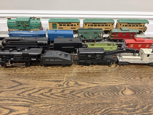 American Flyer Prewar Potomac & Lionel 1689E, 238E, 8516 Work Train. AS ...