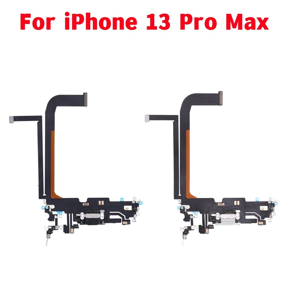 For iPhone 12 13 Pro Max Charging Port Charger Dock Mic Flex ...