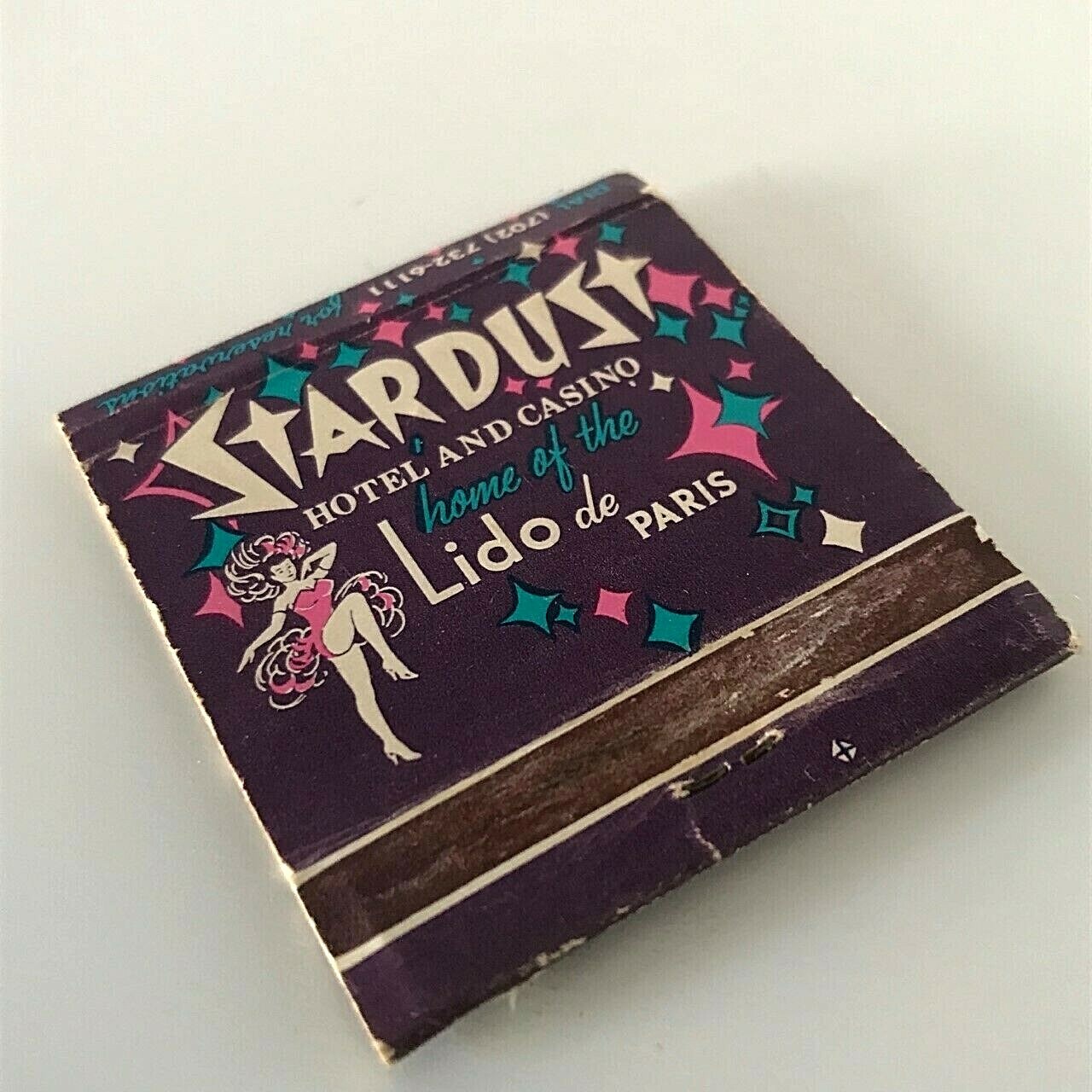Rare Old Collectable Vintage Retro Stardust Casio Las Vegas MatchBook ...