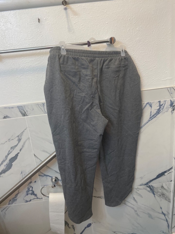 draw string pull on grey wool pants woman XXL | eBay