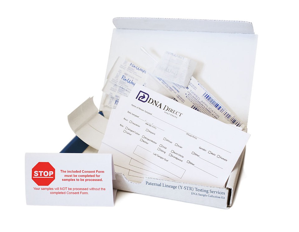 DNA Direct Y-STR/Paternal Lineage Test - Includes Kit, Lab Fees & 2-Day ...