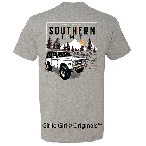 Southern Limit "Bronco Deer" 121 Dk. Heather Grey Short Sleeve T-Shirt ...