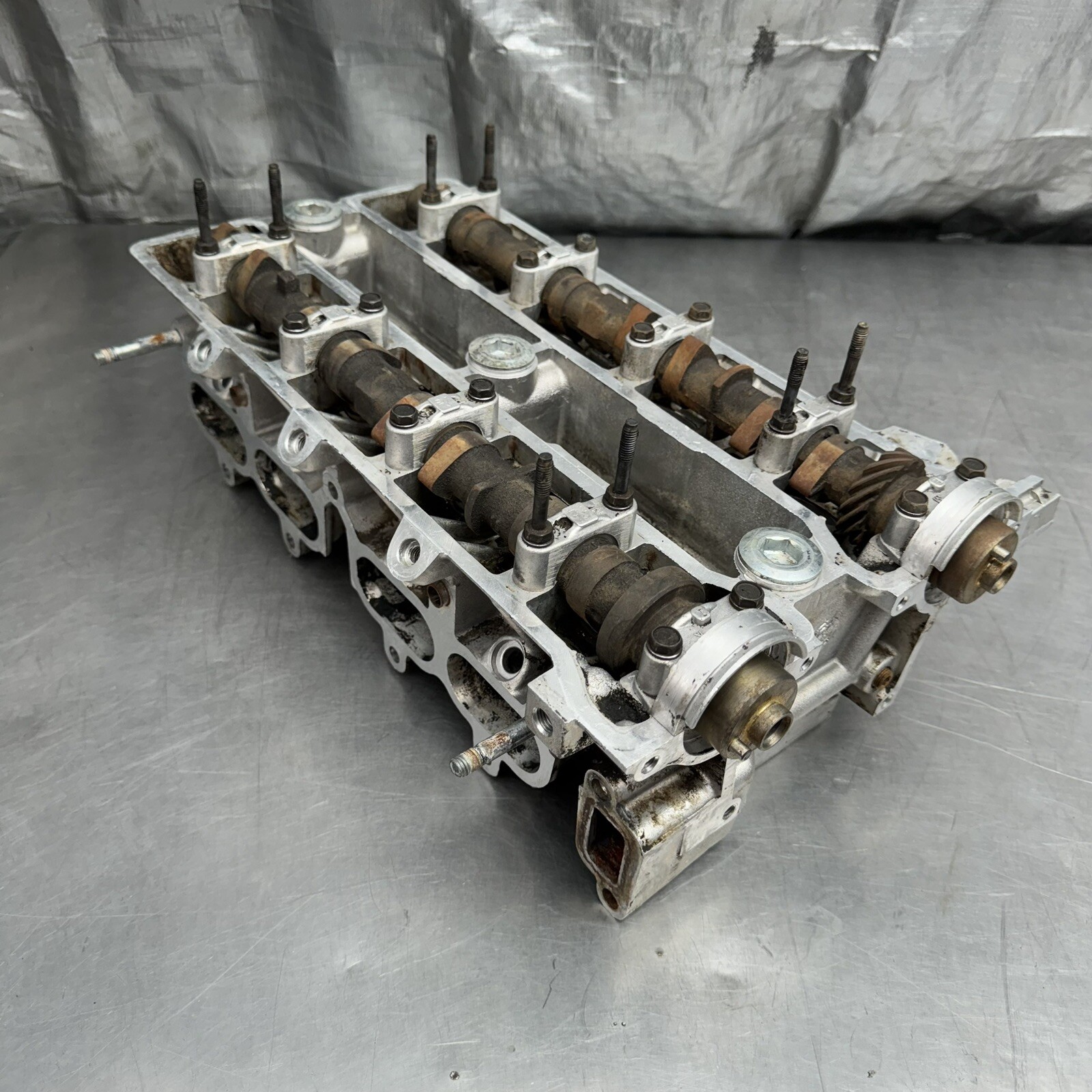 Toyota 1.6 4AGE DOHC MR2 Corolla Celica Ae86 Big Ports Cylinder Head #2 ...
