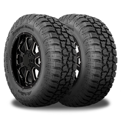 2 Achilles Rugged Hawk 285/70R17 121/118Q 10 PLY Commercial All Terrain ...