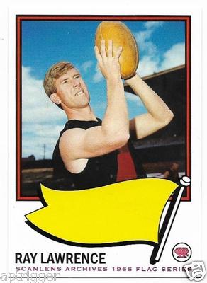 2007 - 1966 Scanlens Archives Signature Series Ray LAWRENCE Perth ...