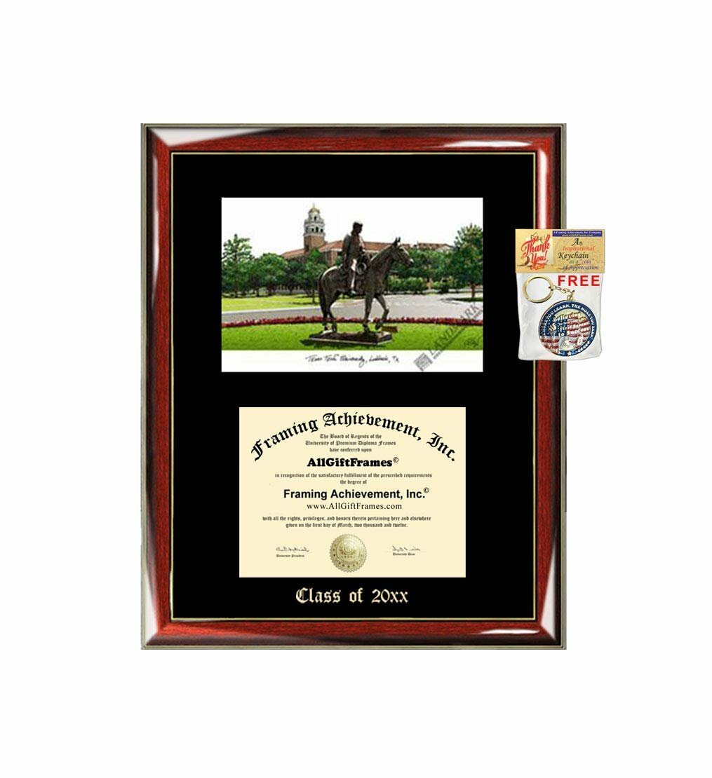 Texas Tech University Diploma Frames Texas Tech University 11" X 14"