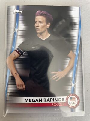 2021 21 TOPPS 2020 U.S. OLYMPIC MEGAN RAPINOE BASE CARD # 33 USA SOCCER ...