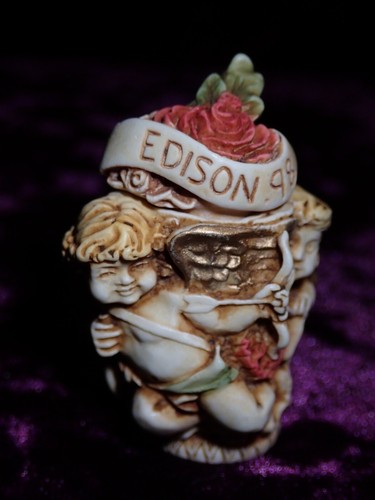 Harmony Kingdom Edison 1998 Angel Pendant Signed By PC | eBay