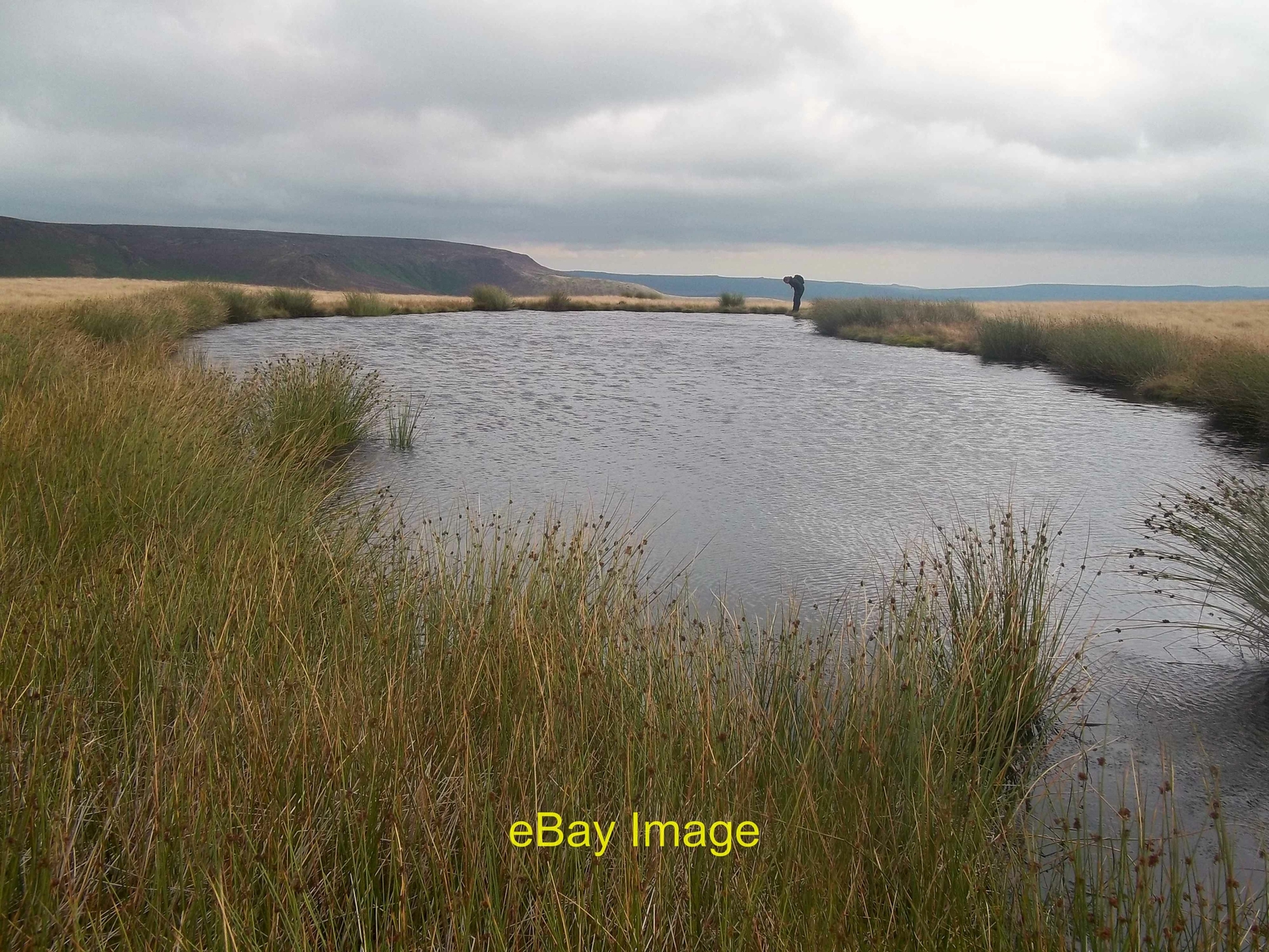 Photo 6x4 Pond near Grindslow Grindsbrook Booth The larger of two ...