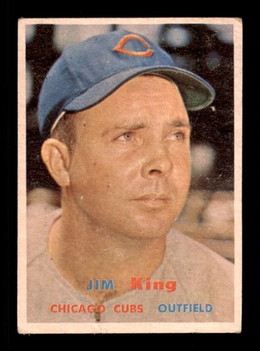 1957 Topps #186 Jim King | eBay
