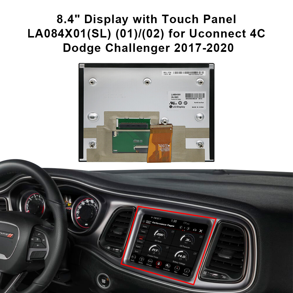 8.4" Display LA084X01(SL) (02) with Digitizer for Chrysler, Dodge RAM ...