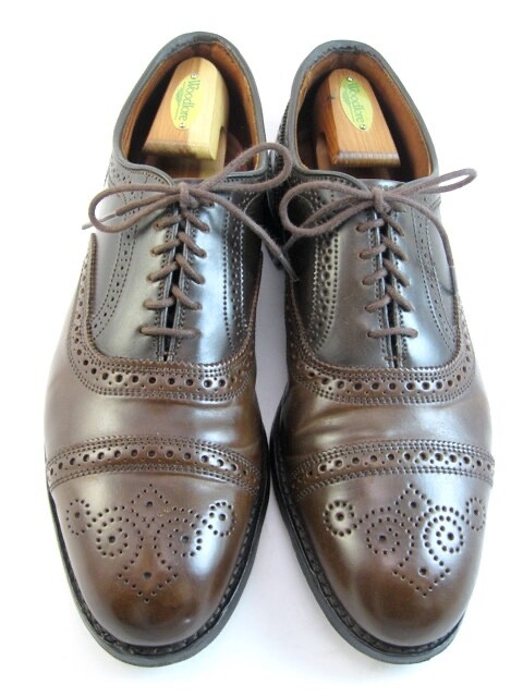 Allen Edmonds "STRAND" SHELL CORDOVAN Cap-Toe Oxfords… - Gem