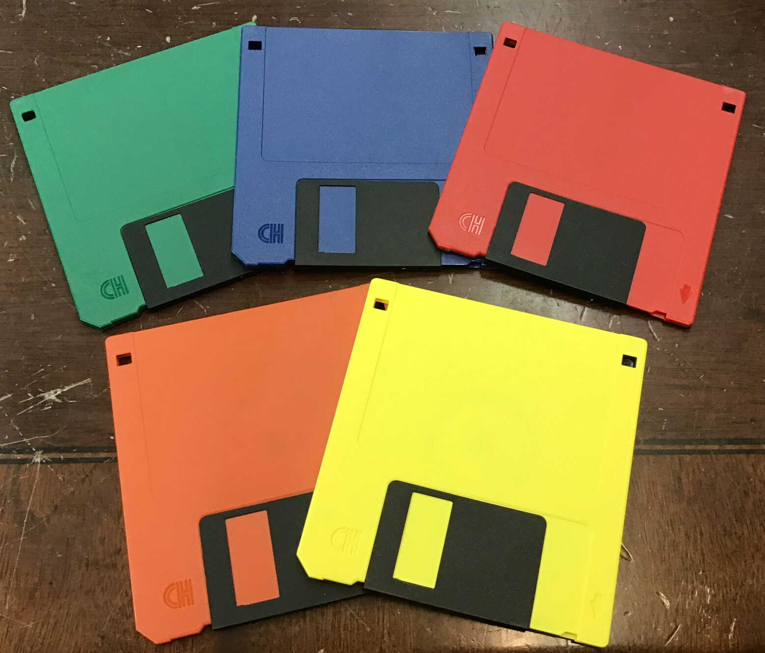 Lot of 95 IBM Formatted Color Floppy Disk 1.44MB MF-2HD KHypermedia ...