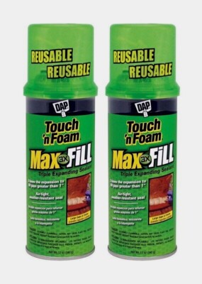2 ~ Touch 'n Foam Max Fill Polyurethane All Purpose Foam Expanding ...