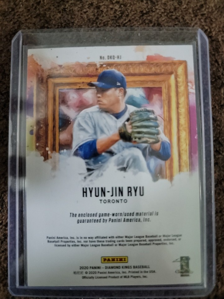 2020 Panini Diamond Kings Hyun-Jin Ryu Patch | eBay