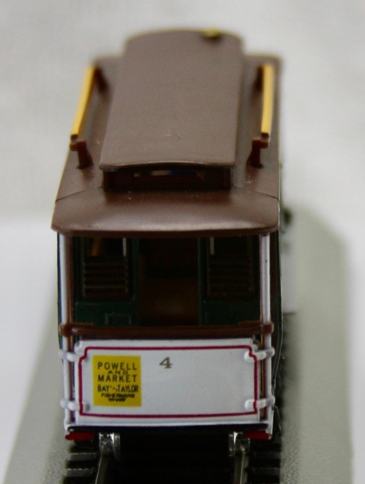 HO Scale Powell & Mason St. San Francisco Trolley Car Vintage Model ...