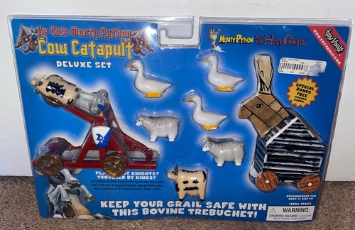 Vintage Ye Olde Monty Python and the Holy Grail Cow Catapult Deluxe Set ...