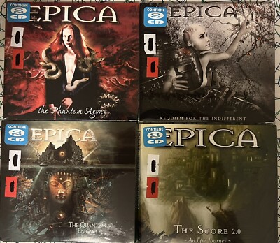 Lot of Epica CDs - All Double CD Sets- New / Sealed - The Phantom Agony ...