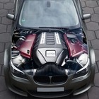 Engine Hood Wrap Decal Vinyl Sticker Film Color Graphic Custom Fit Any ...