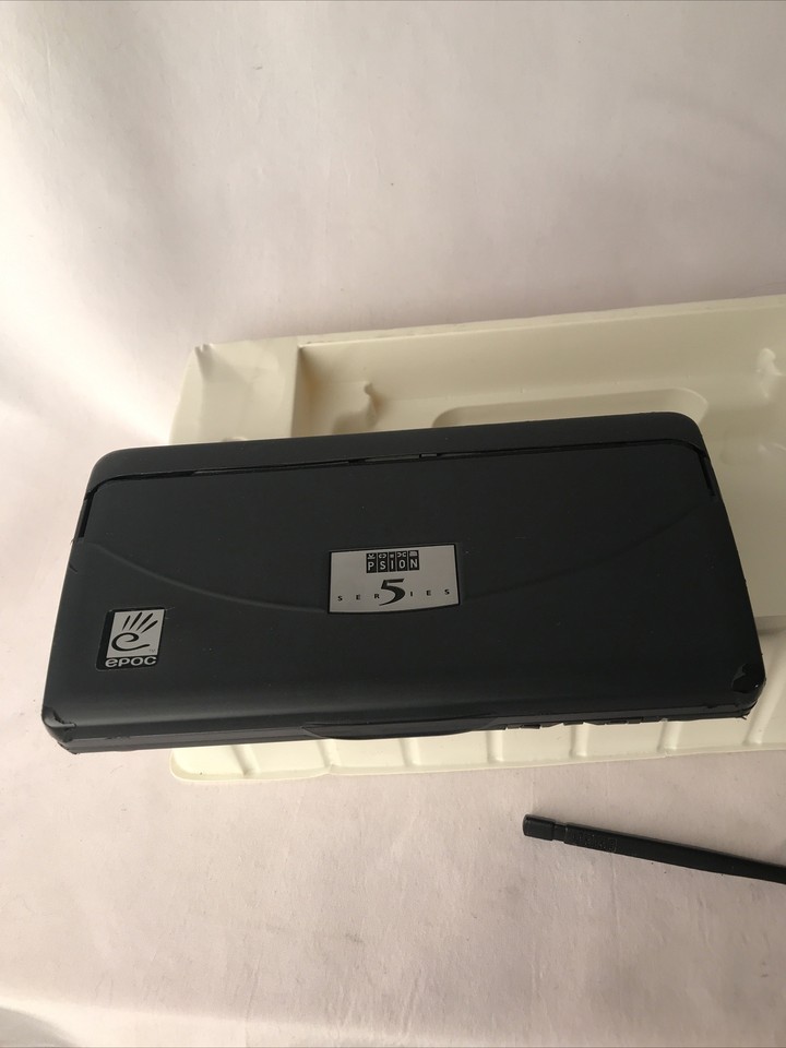 Psion Series 5 Palmtop Handheld Computer PDA 8MB Black Epoc W Box, Cd ...