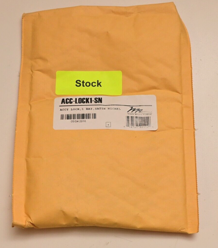 Middle Atlantic ACC-LOCK1-SN Accessory Lock Assembly Satin Nickel (w ...