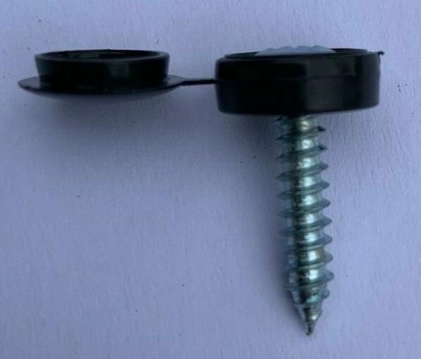 Number Plate Screws / Black / Pack of 100 | eBay UK