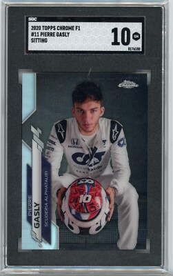 SGC 10 2020 Topps Chrome F1 Pierre Gasly SP Variation Refractor #11 ...