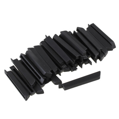 36Pcs PVC Sharp Piano Key Tops Piano Sharps Keyboard Spare Black Parts ...