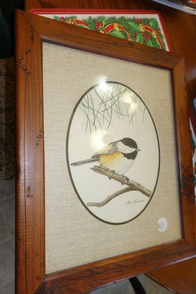 STEVE LEONARDI Wildlife Bird Print Double Matted & Framed 12 by 15 | eBay