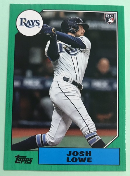 2022 Topps Archives - 1987 Topps Design Green #235 Josh Lowe /125 (RC ...