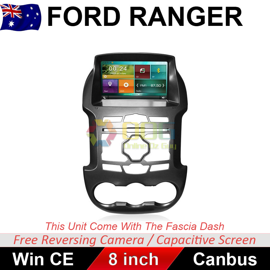 8"Car Dvd GPS Head Unit stereo usb For Ford Ranger PX XL XLS XLT 2012 ...