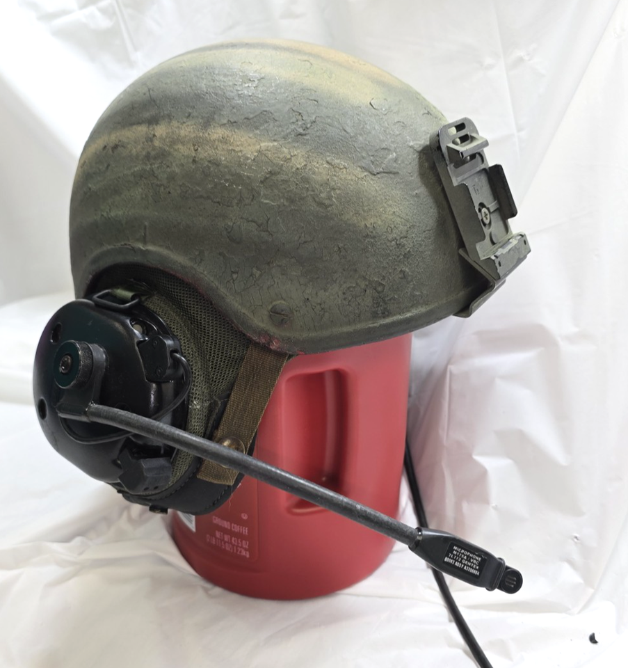 sz Med CVC Combat Vehicle Crewman Tanker Helmet + LINER Bose Comms ...