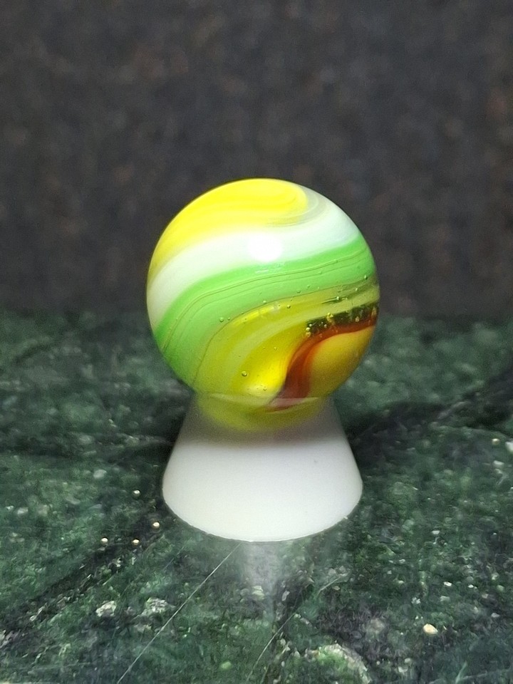 Akro Agate Company Popeye Shooter Marble In Mint Condition .752" HTF | eBay
