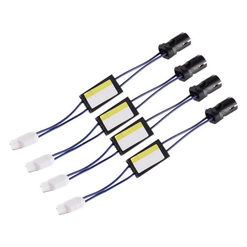4x T10 501 194 W5W LED Light Bulb Load Resistor Wiring Canceller ...