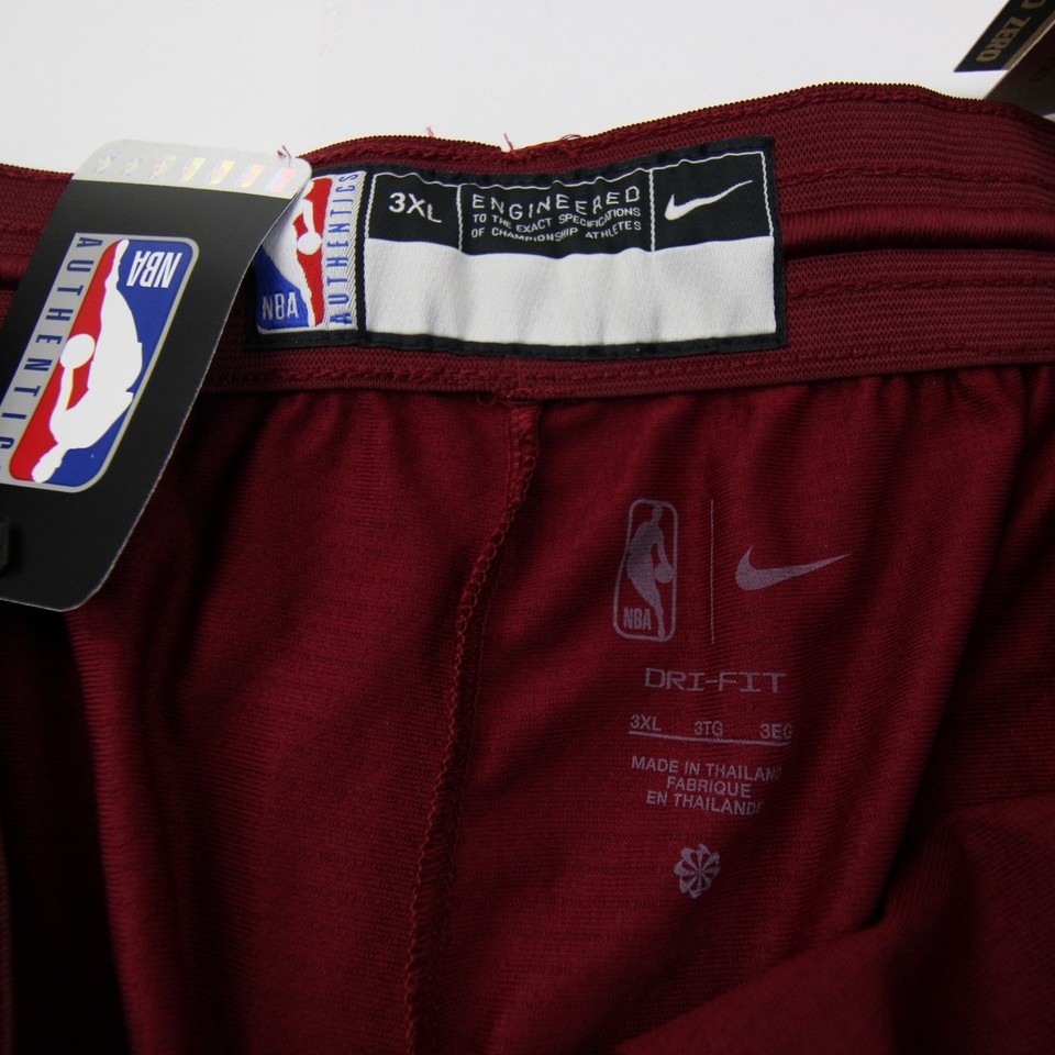 Cleveland Cavaliers Nike NBA Authentics Practice Shorts Men's Wine/Gold ...