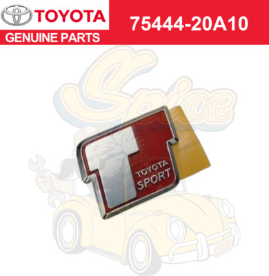 Toyota Genuine Celica ZZT231 PLATE, BACK DOOR NAME, 75444-20A10 | eBay