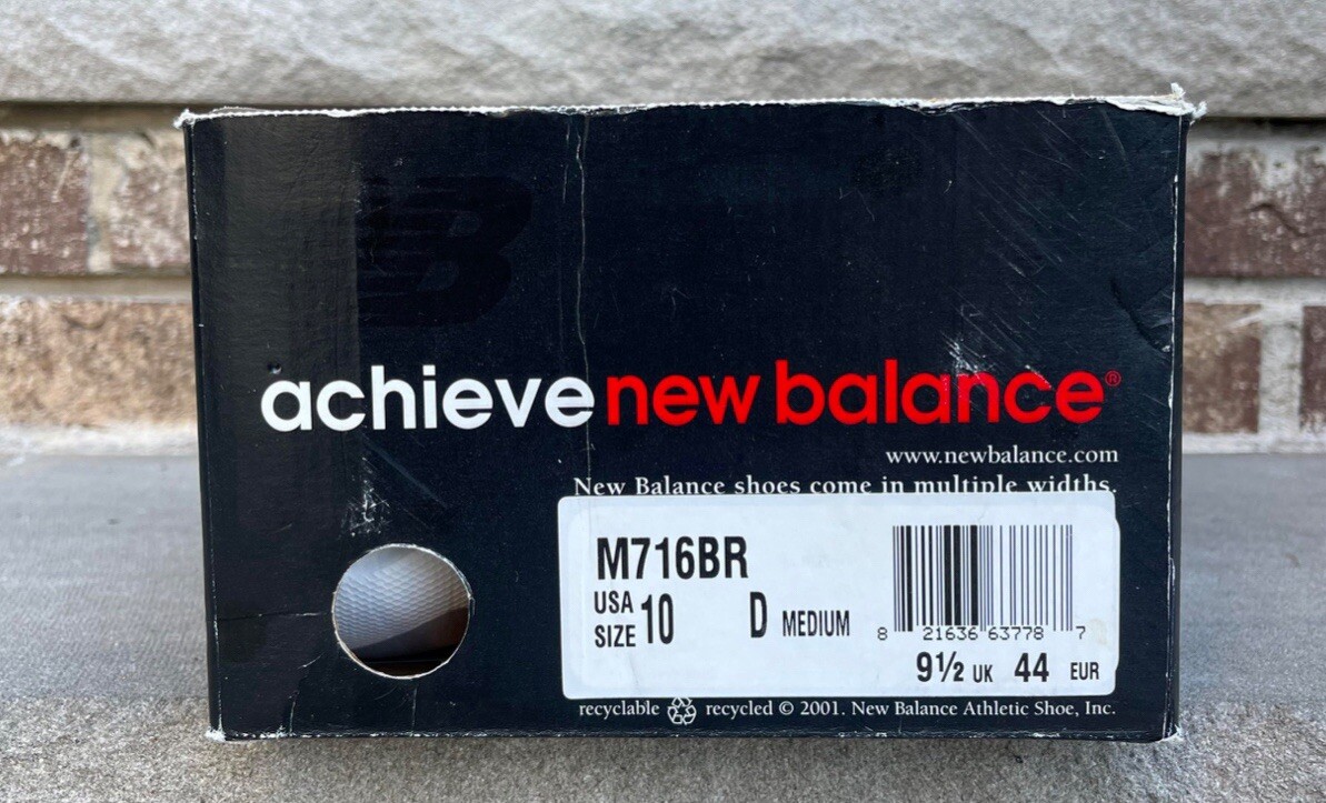 New Balance 716 White Red M716BR 2000 Men’s Size 10 | eBay