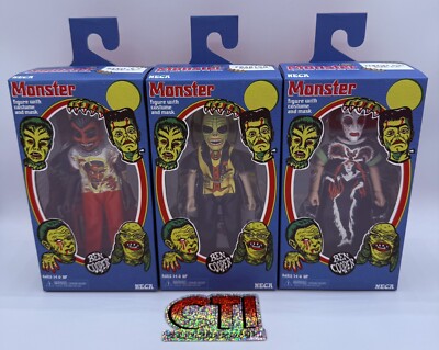 NECA BEN COOPER MONSTER COSTUME KIDS 5.5" LOT OF 3 DEVIL V2 PHANTOM ...