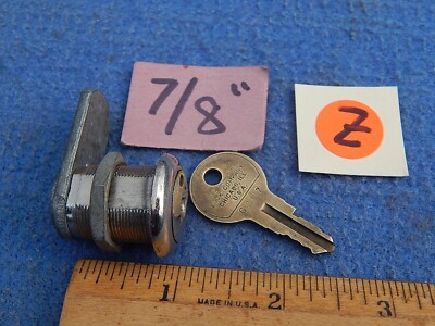 1950s Arcade Game Lock & Key ~ 7/8 inch - Illinois key G 287 | eBay