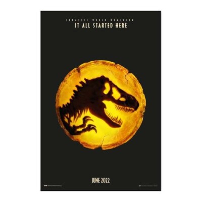 Poster JURASSIC WORLD DOMINION - It All Started Here 61x91,5cm NEU 59876 ge | eBay