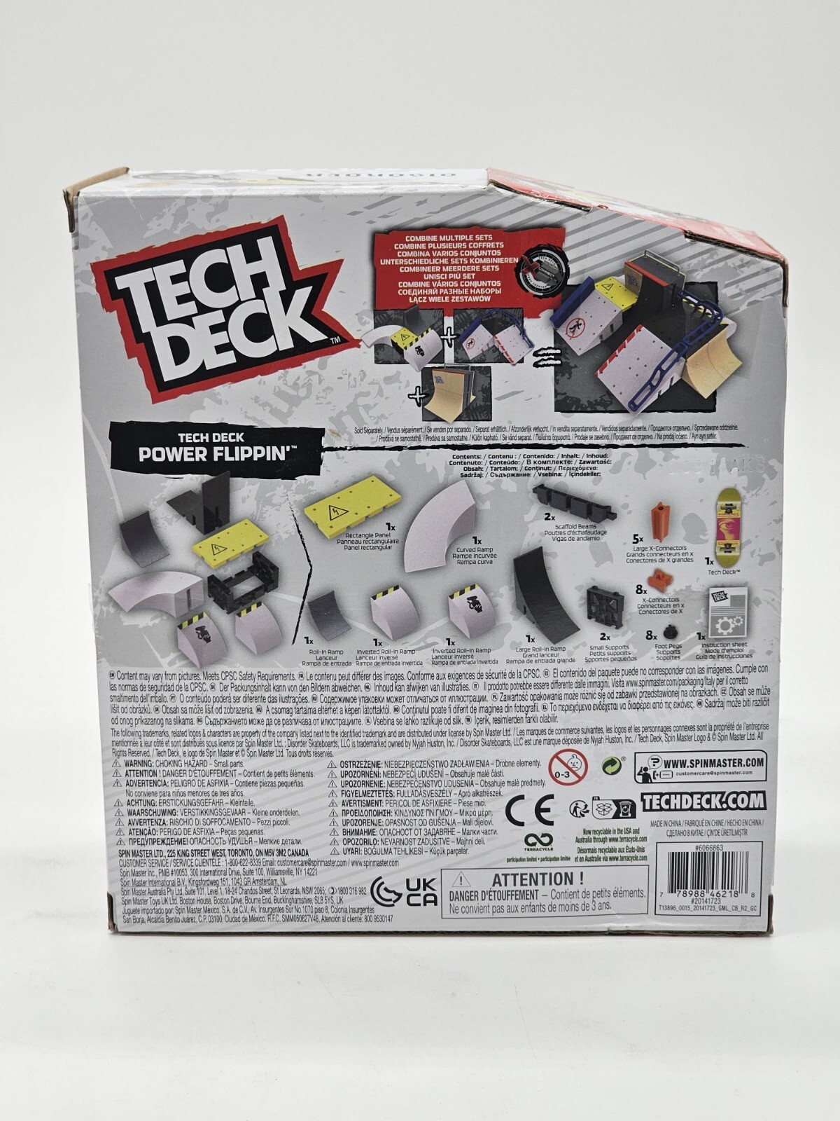 Tech Deck X Connect Park Power Flippin Customizable Disorder Skateboard NEW