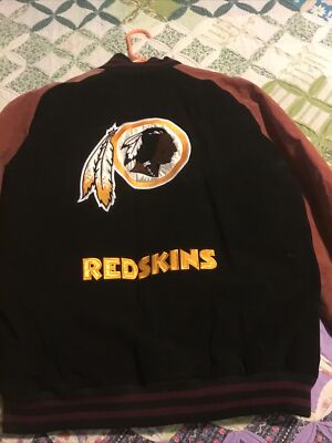 Washington Redskins 1970’s Vintage OFFICIAL NFL suede Bomber Jacket XL ...