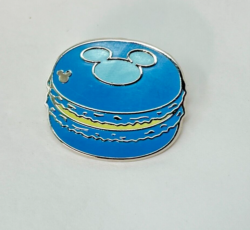 Official Disney Trading Pin 3 of 5 Hidden Mickey Blue Enamel MACAROON ...